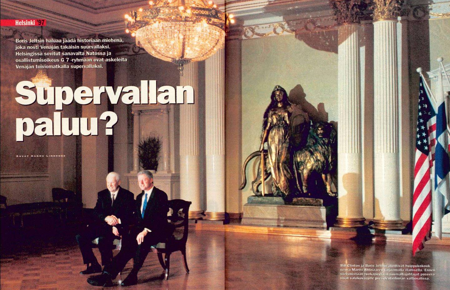 SK 25 vuotta sitten: Boris Jeltsin tuli Helsinkiin vastustamaan Naton ...