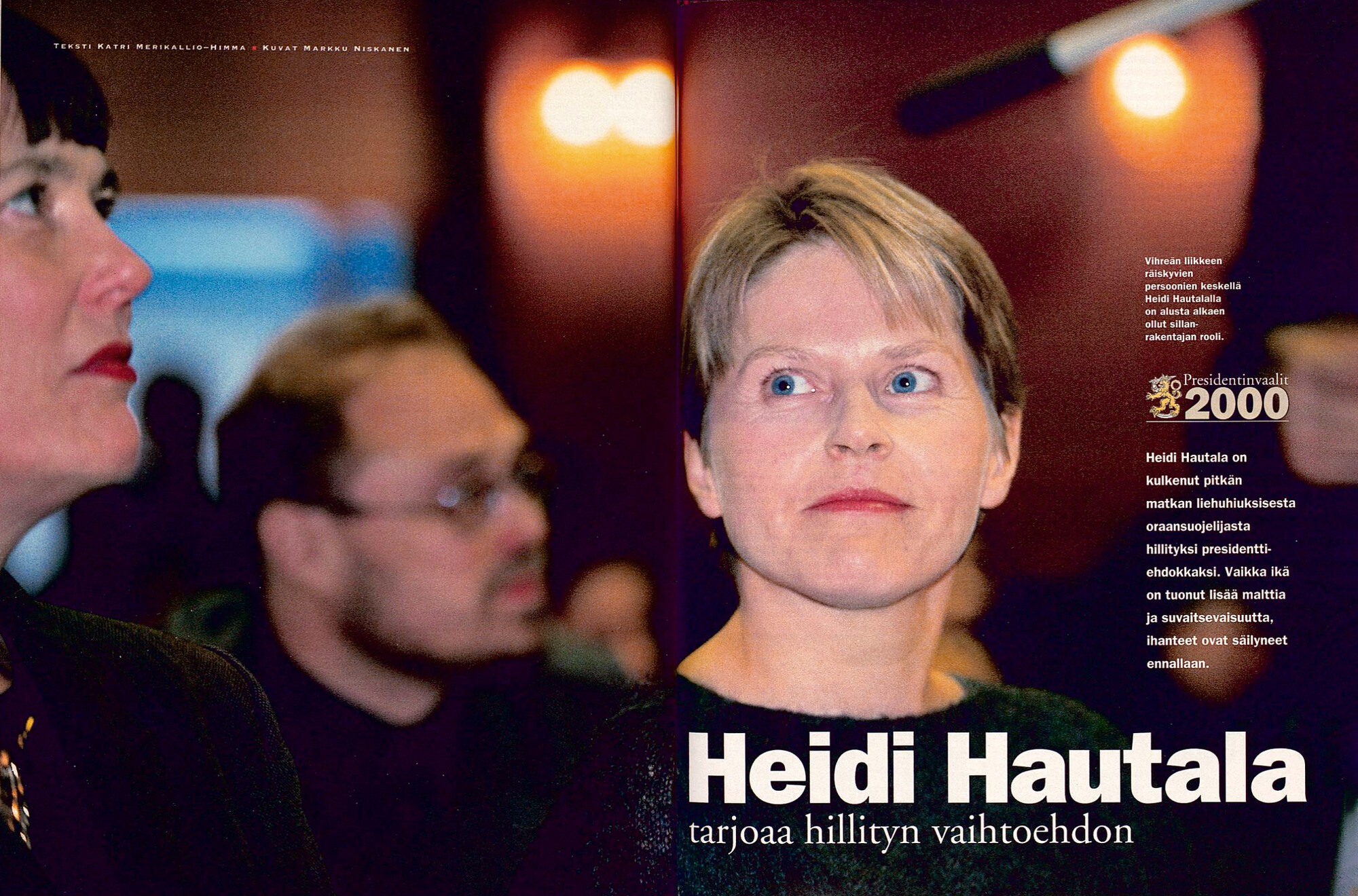 Heidi Hautala käänsi vihreät EU:n kannattajiksi kesällä 1991 ...